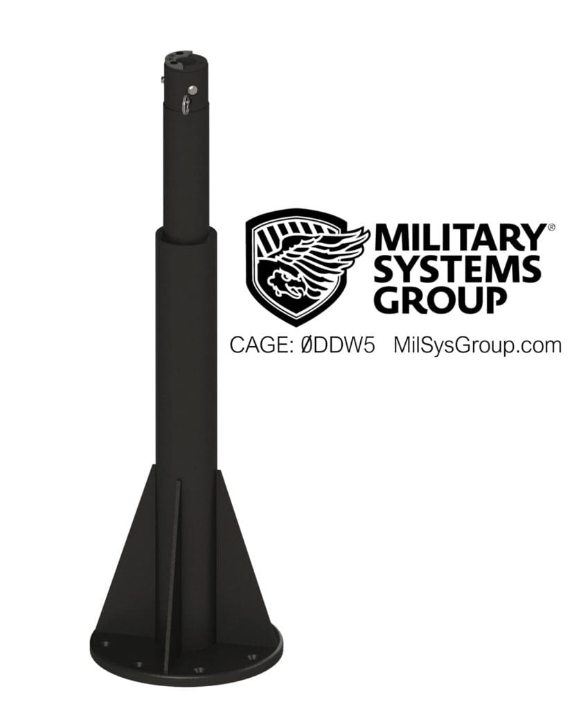 100a Boat machine gun mount pedestals | Military Systems Group