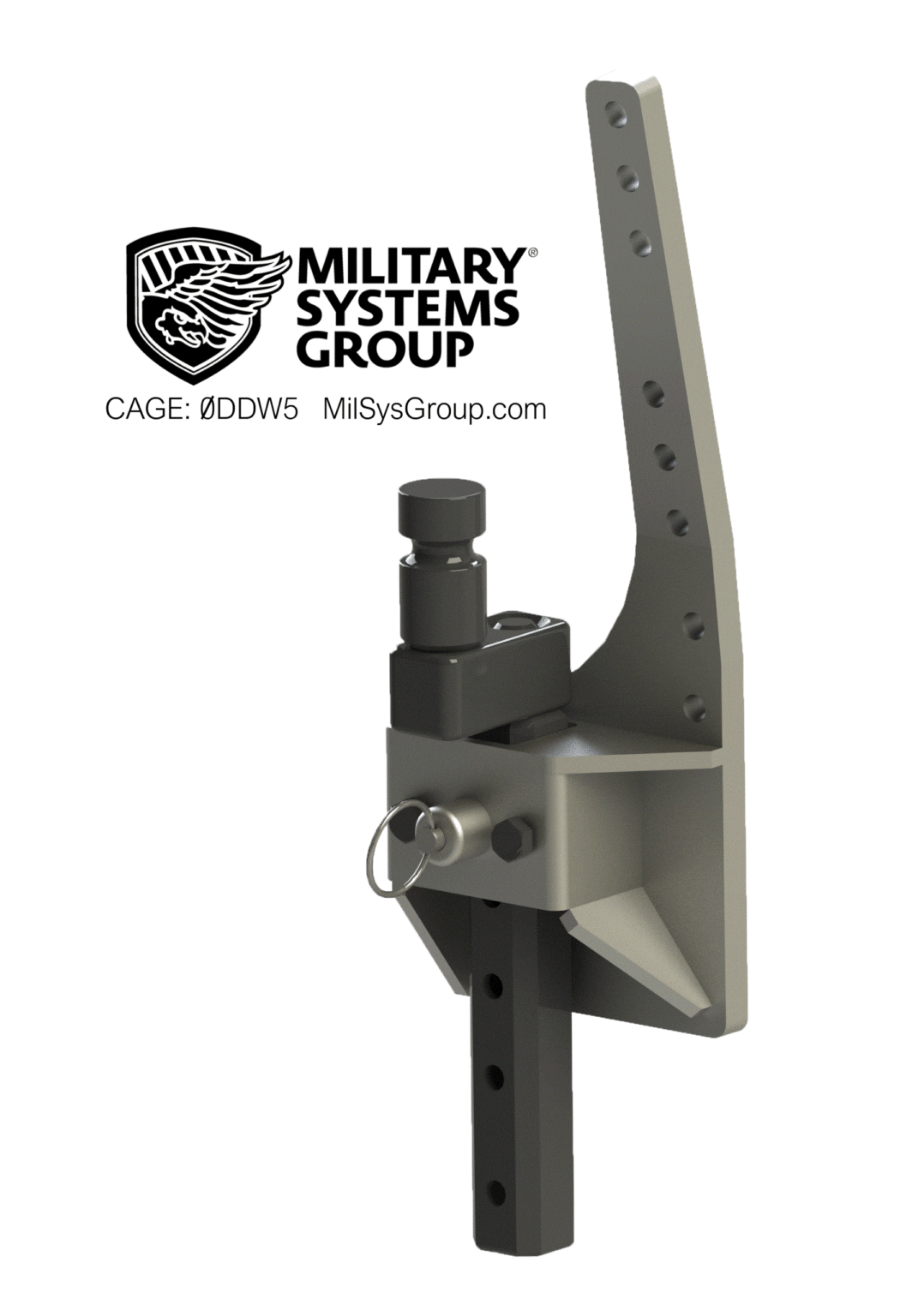 51 Adjustable Swing Arm Mounting bracket | Military Systems Group