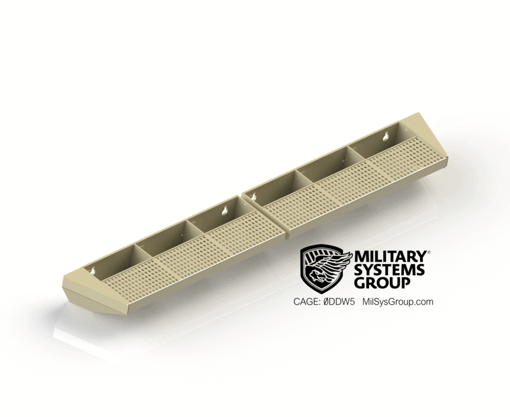 57 Hmmwv Running boards Side steps Troop steps | Military Systems Group