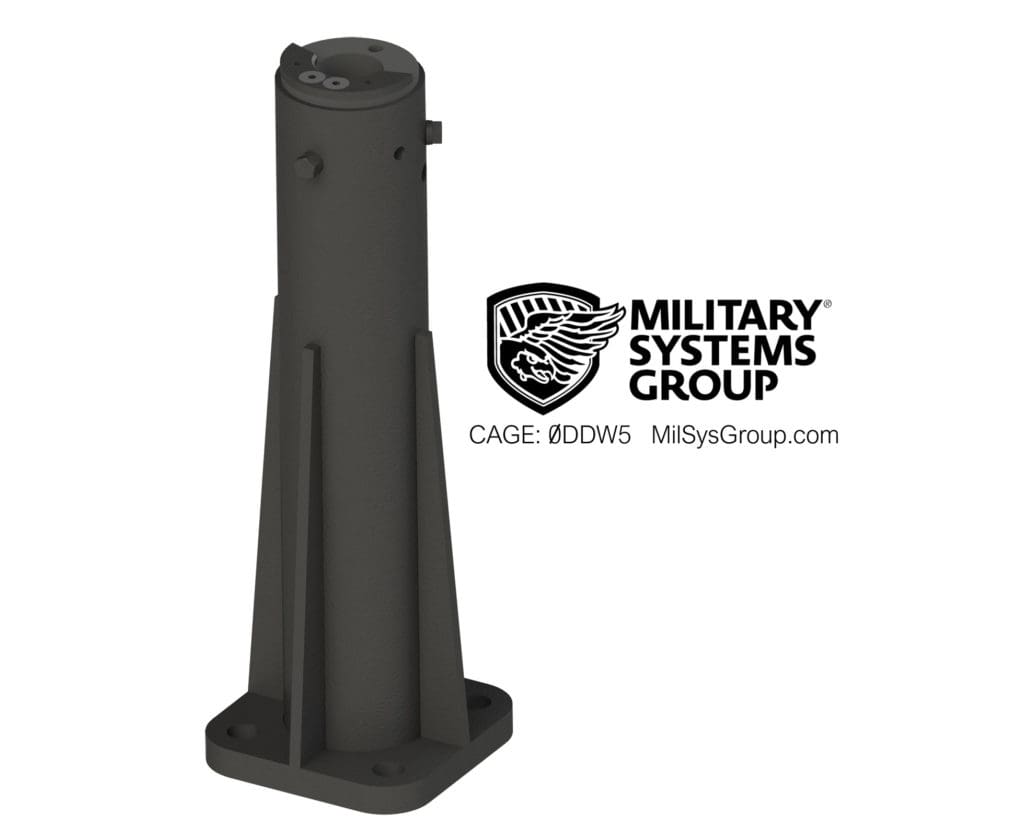 100b-Boat-machine-gun-mount-pedestals | Military Systems Group