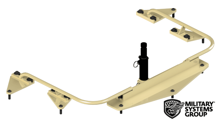 HIMARS Armored Cab Commander’s Hatch Handrail with Integral Swing Arm ...
