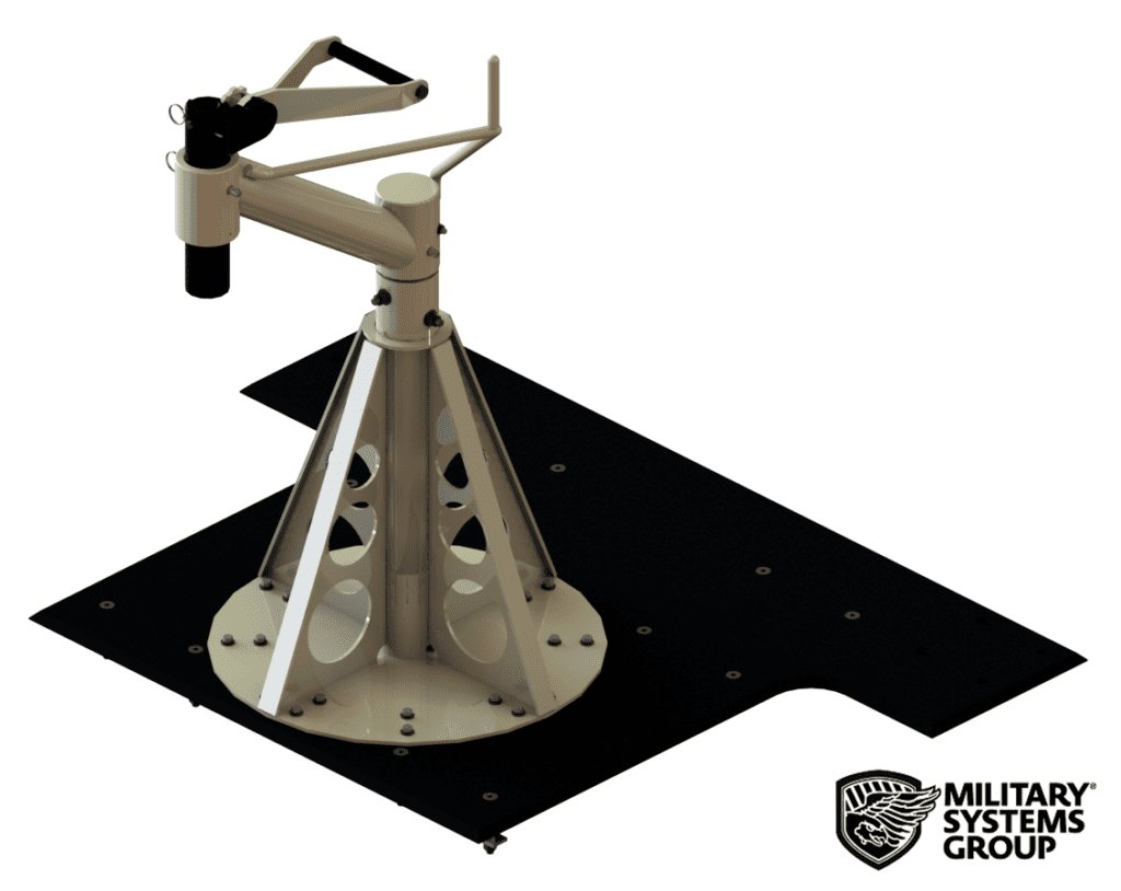 LC79 Tactical Weapon Mounting Station Pedestal Bed Assembly | Machine ...