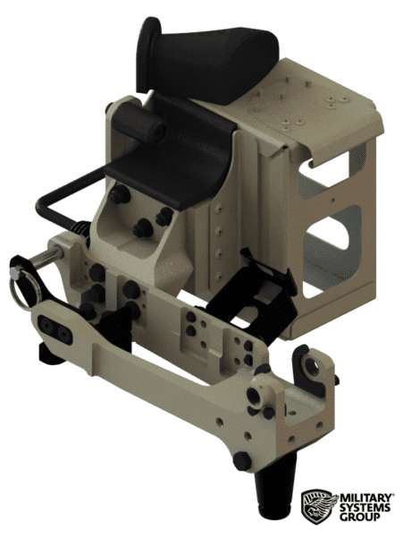 H24-4 M240/M249/MK48 Machine Gun Mount | Military Systems Group