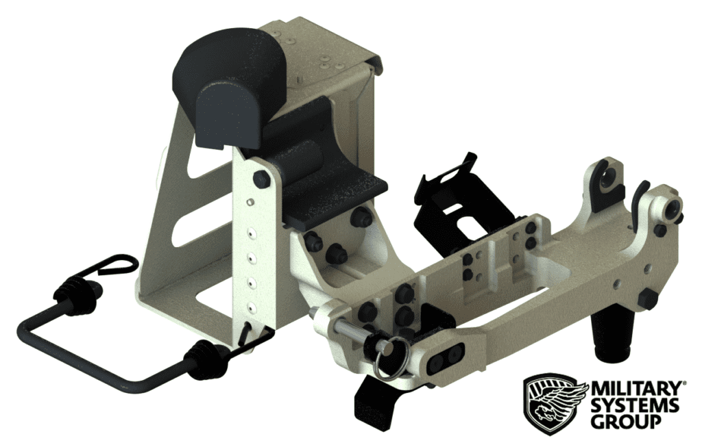 H24-4 M240/M249/MK48 Machine Gun Mount | Military Systems Group