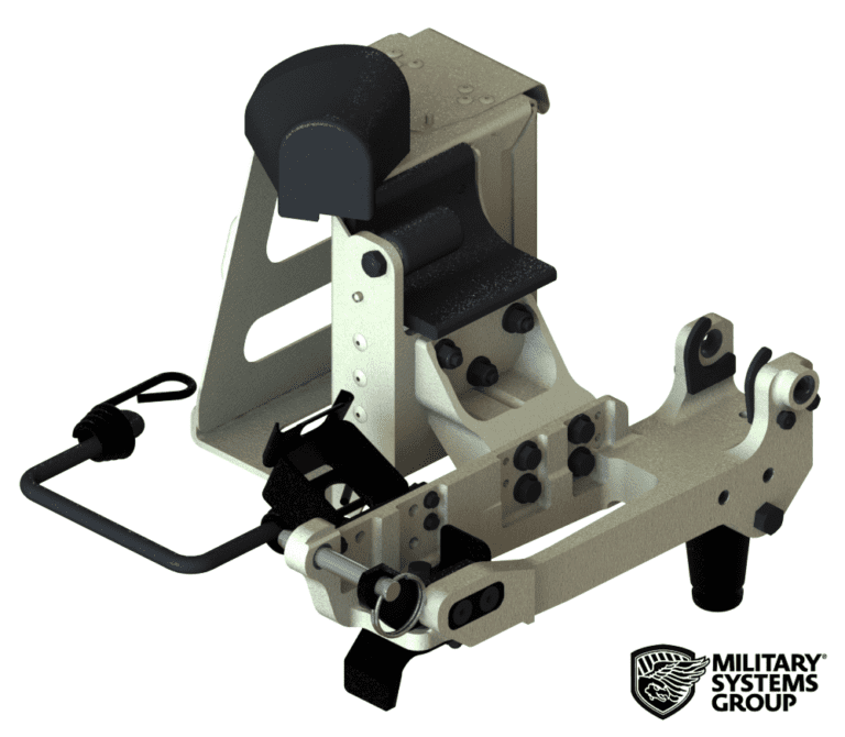 H24-4 M240/M249/MK48 Machine Gun Mount | Military Systems Group