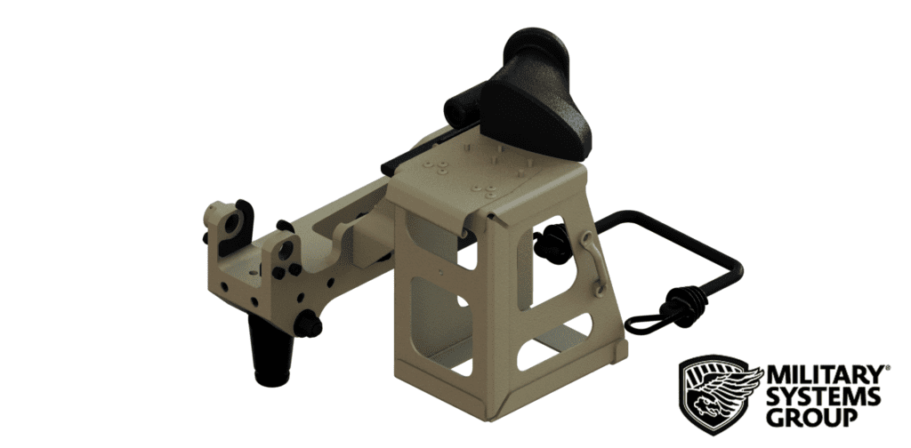 H24-4 M240/M249/MK48 Machine Gun Mount | Military Systems Group