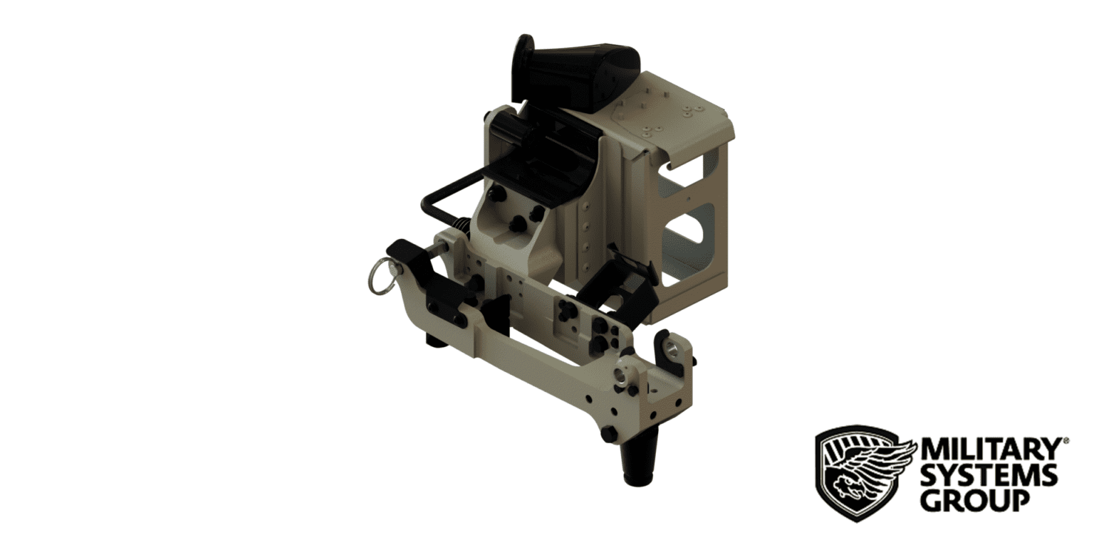 H24-4 M240/M249/MK48 Machine Gun Mount | Military Systems Group