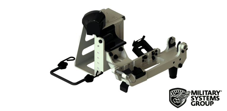 H24-4 M240/M249/MK48 Machine Gun Mount | Military Systems Group