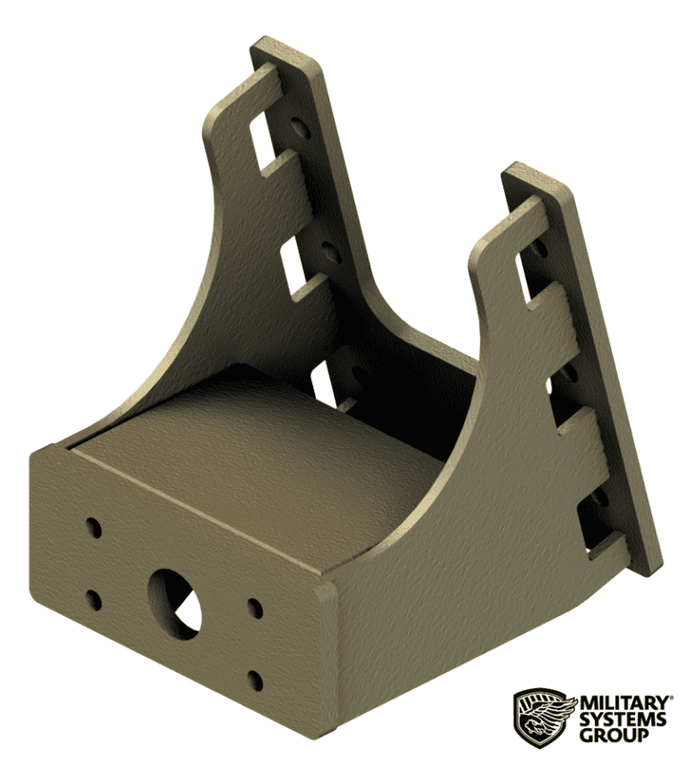 Six-Hole Front Armor Shield Bracket | Military Systems Group