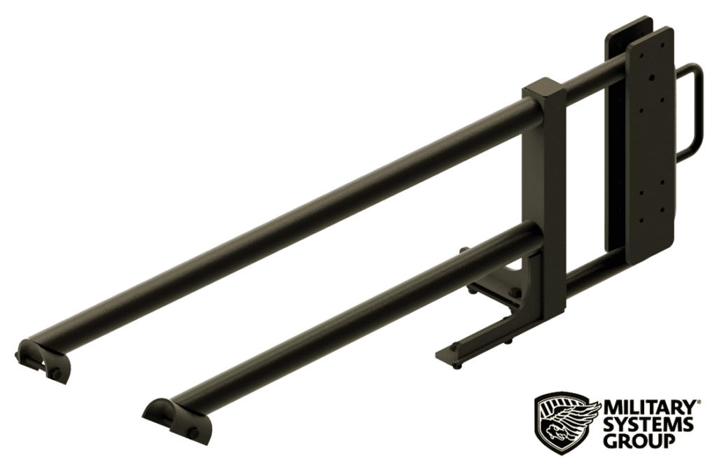 HMMWV Assault Cargo Rail Left Side | Military Systems Group