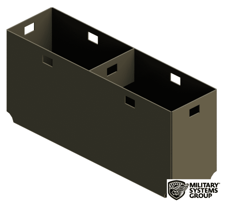 2-Bay .50 Cal In-Line Ammunition Bin for Ground Vehicles | Military ...