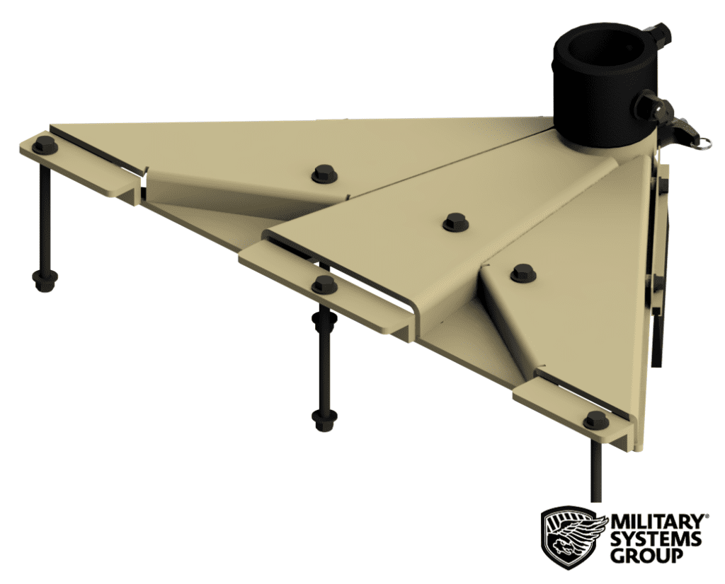 Stainless Steel Low-Profile A-Frame for M1025 HMMWV Turrets | Military ...