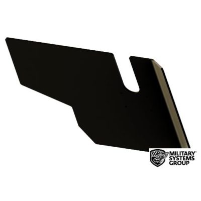 40″x25″ Angled Steel Front Armor Shield | Military Systems Group
