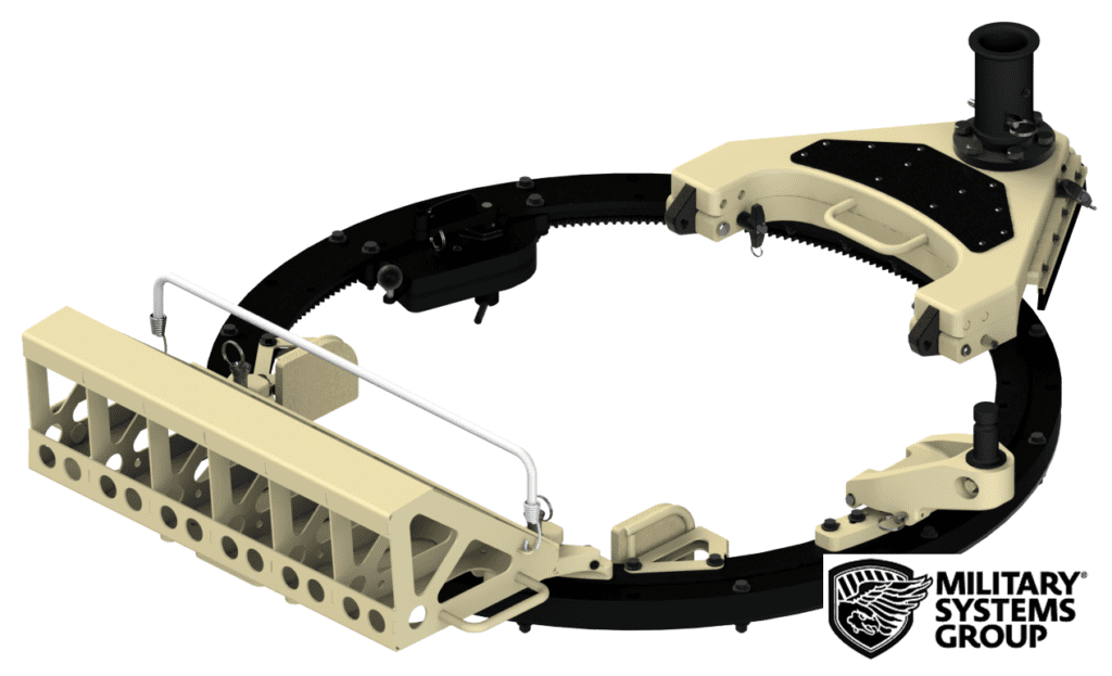 MSG 42″ Turret for BC Customs SXV with folding A-Frame and 6-Bay ACH ...