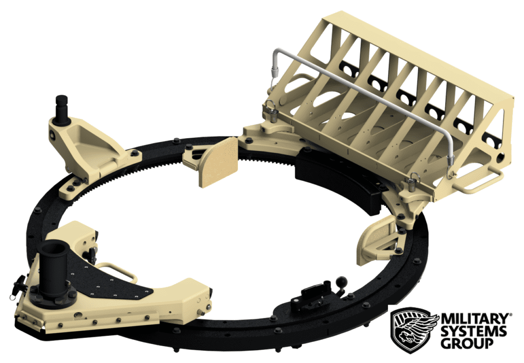 MSG 42″ Turret for BC Customs SXV with folding A-Frame and 6-Bay ACH ...