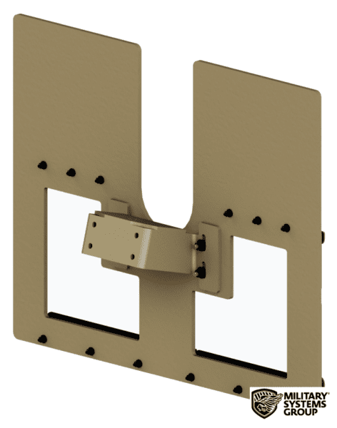 32″x25″ OGPK Steel and Transparent Armor Front Armor Shield | Military ...