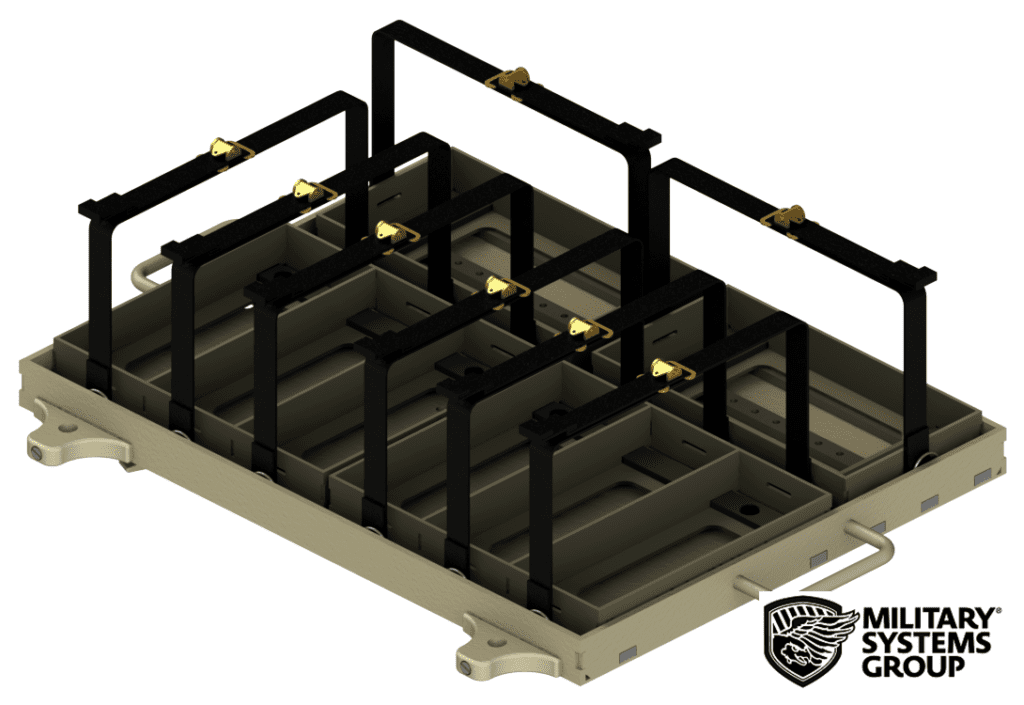 Modular 7.62mm and .50 Cal Ammunition Can Holder System for Turret ...
