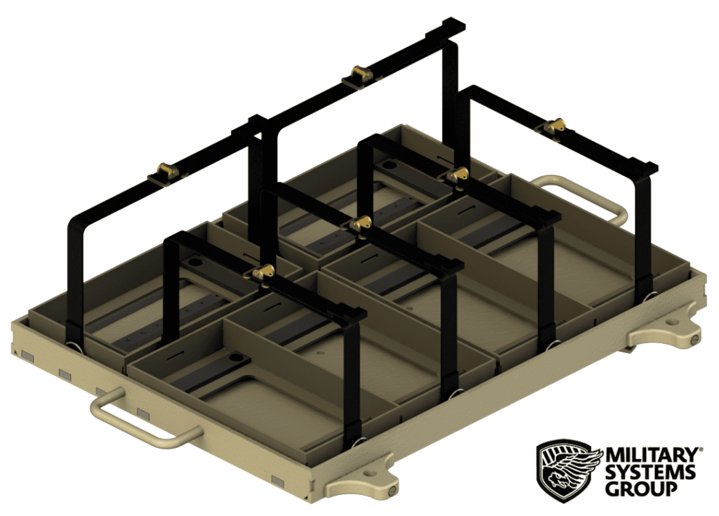 Modular.50 Cal Ammunition Can Holder System for Turret | Military ...