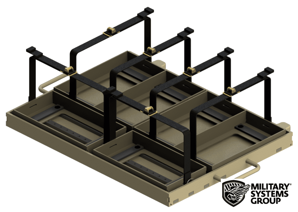 Modular.50 Cal Ammunition Can Holder System for Turret | Military ...