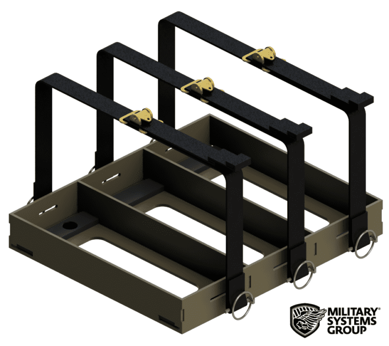 Modular Triple 7.62mm Ammunition Can Holder System for Turret ...
