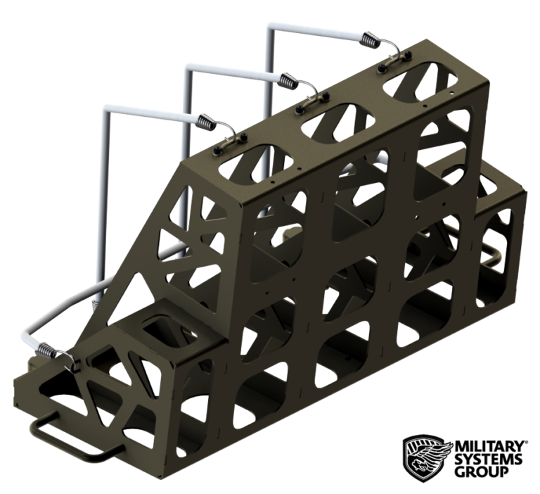 Modular Single .50 Cal Ammunition Can Holder System for Turret ...