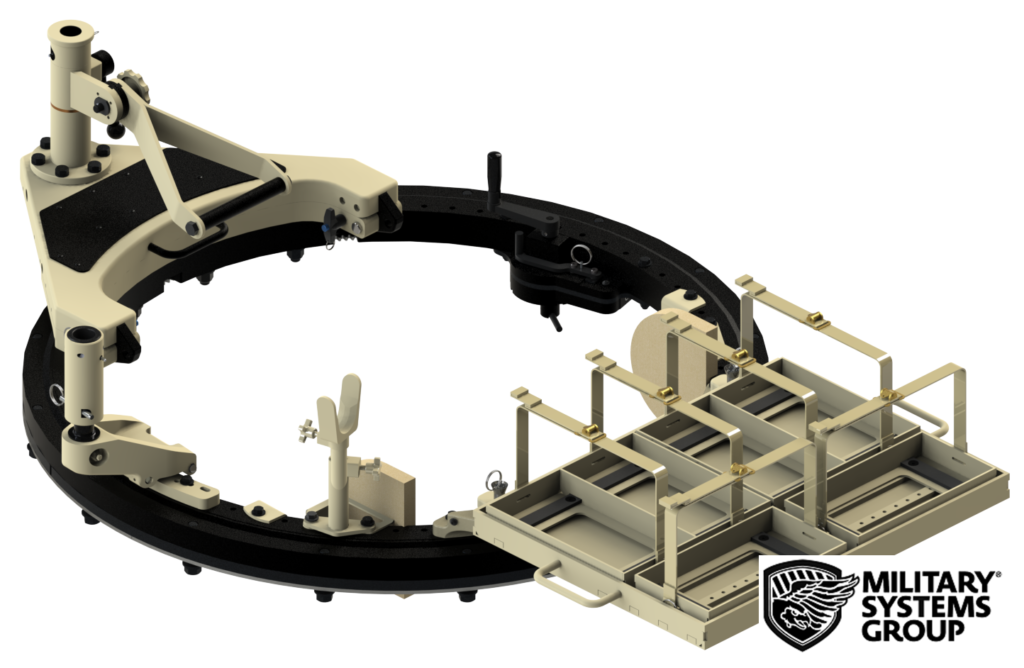MSG 46″ Turret with Tray ACH and Secondary Weapon Station | Military ...