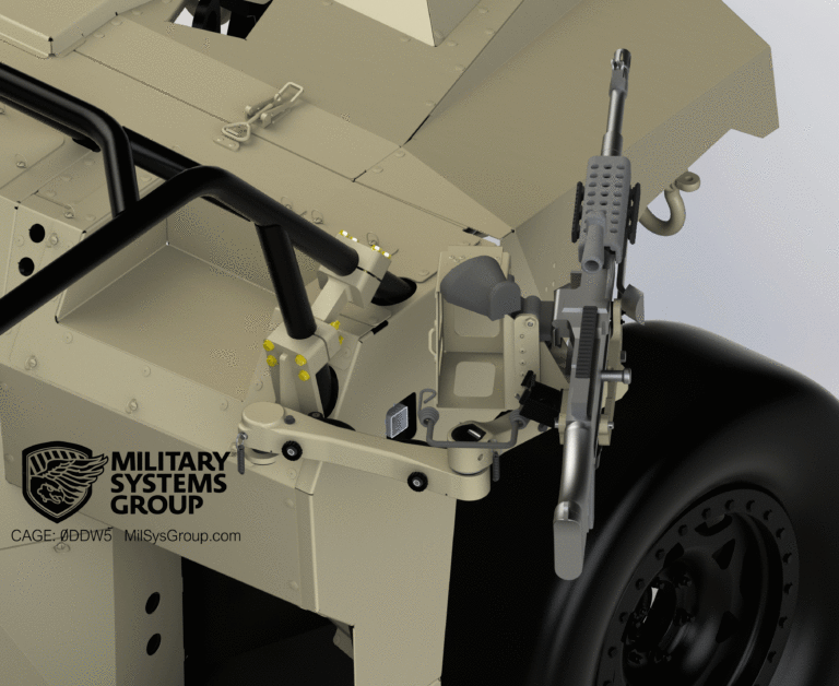 Polaris DAGOR A Pillar Machine Gun Mount | Military Systems Group